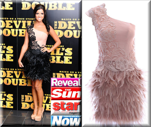 McBerry Celebrity Feather Dresses