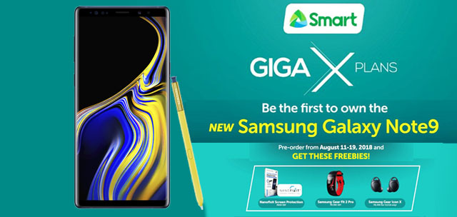 Smart now offers Samsung Galaxy Note 8 on their GigaX Plan. - Gizmo Manila