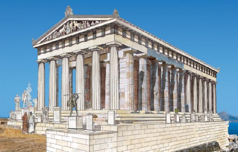 ArqueoLugares: Templo de AFAYA prox. Agia Marina. Isla de Egina. Atica ...