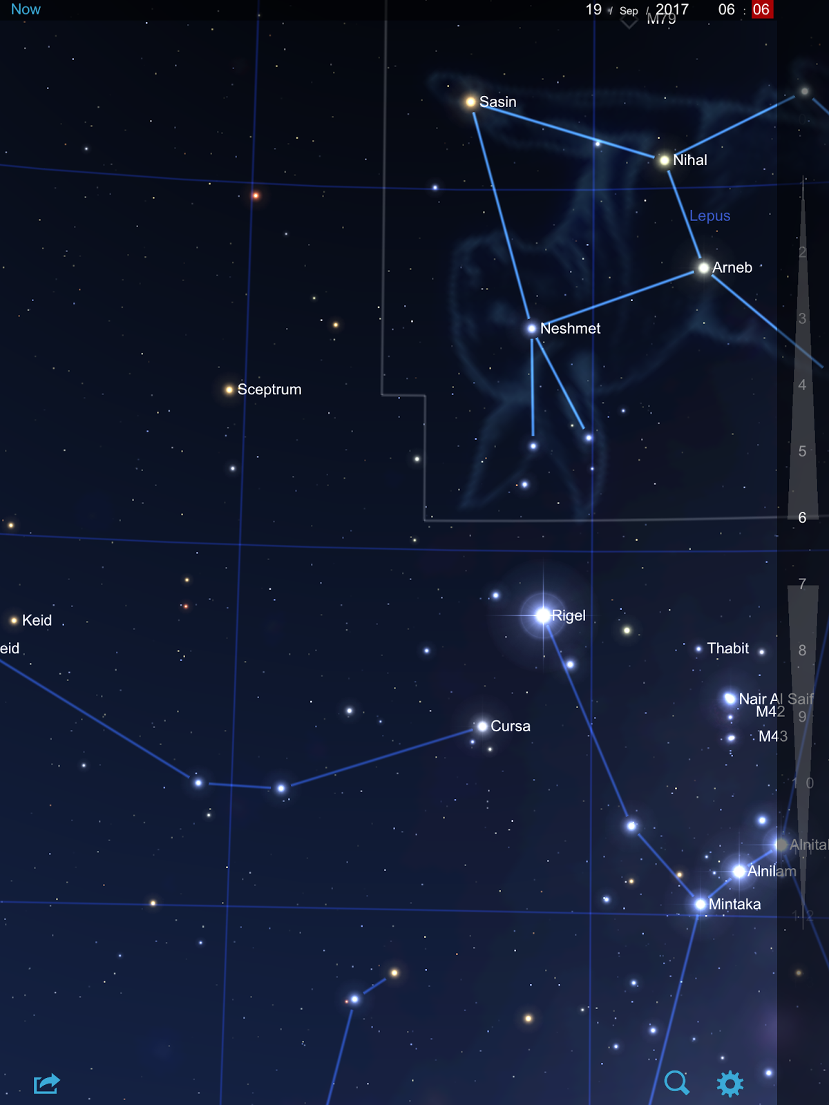 esplaobs: " CURSA " ( BETA ERIDANI ) EN CONSTELACION DEL ERIDANO DESDE ...