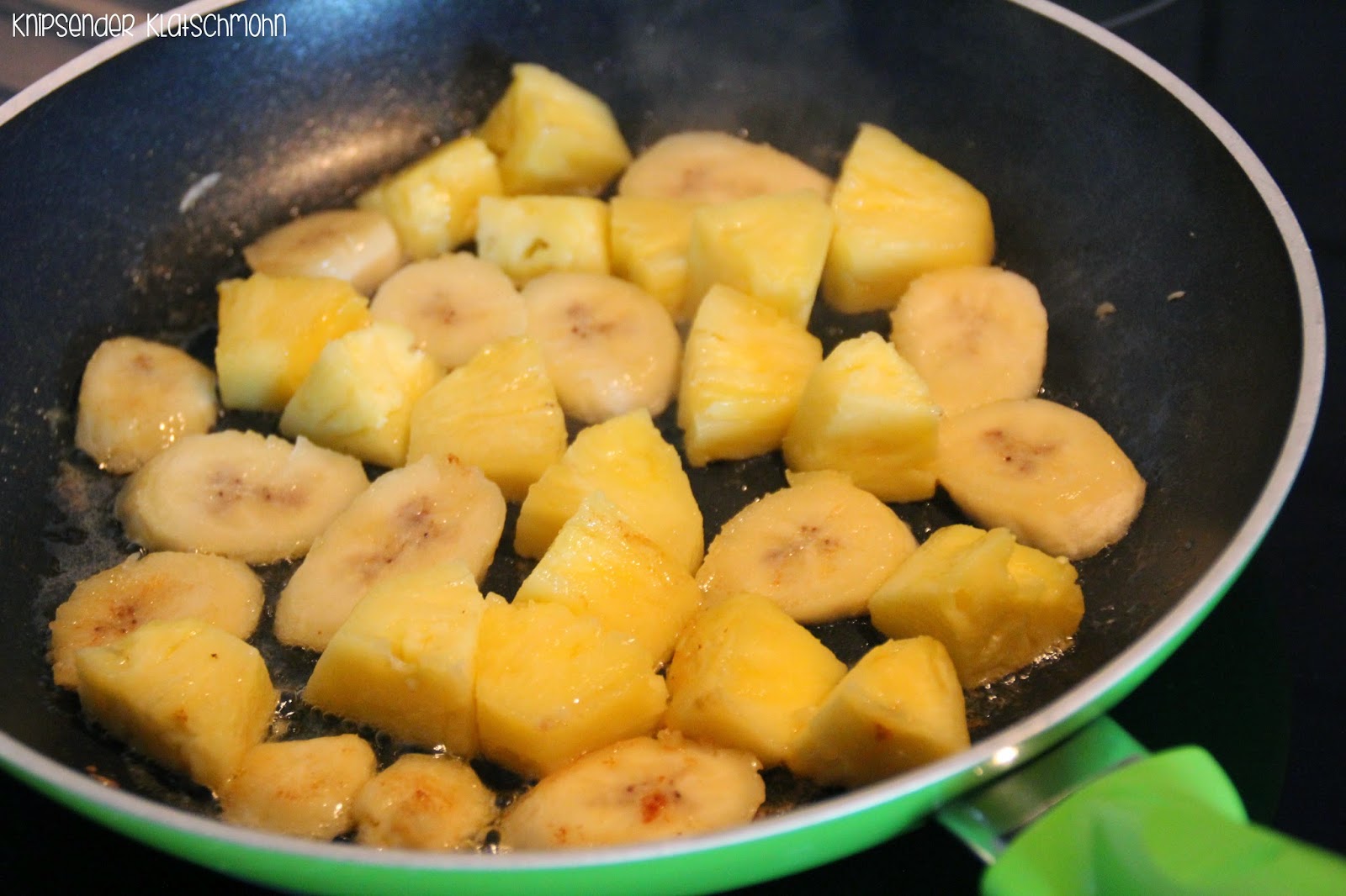 Knipsender Klatschmohn: Ananas - Bananen - Gratin