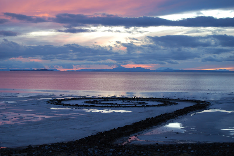 Il ripostiglio: Land art: Spiral Jetty di Robert Smithson