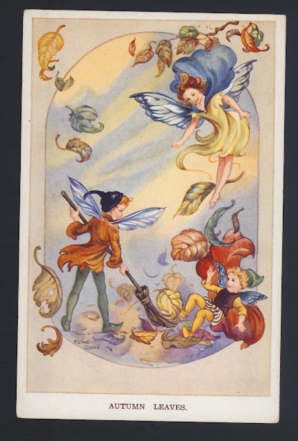 gold country girls: It's Autumn: Sharing Vintage Fall Postcards