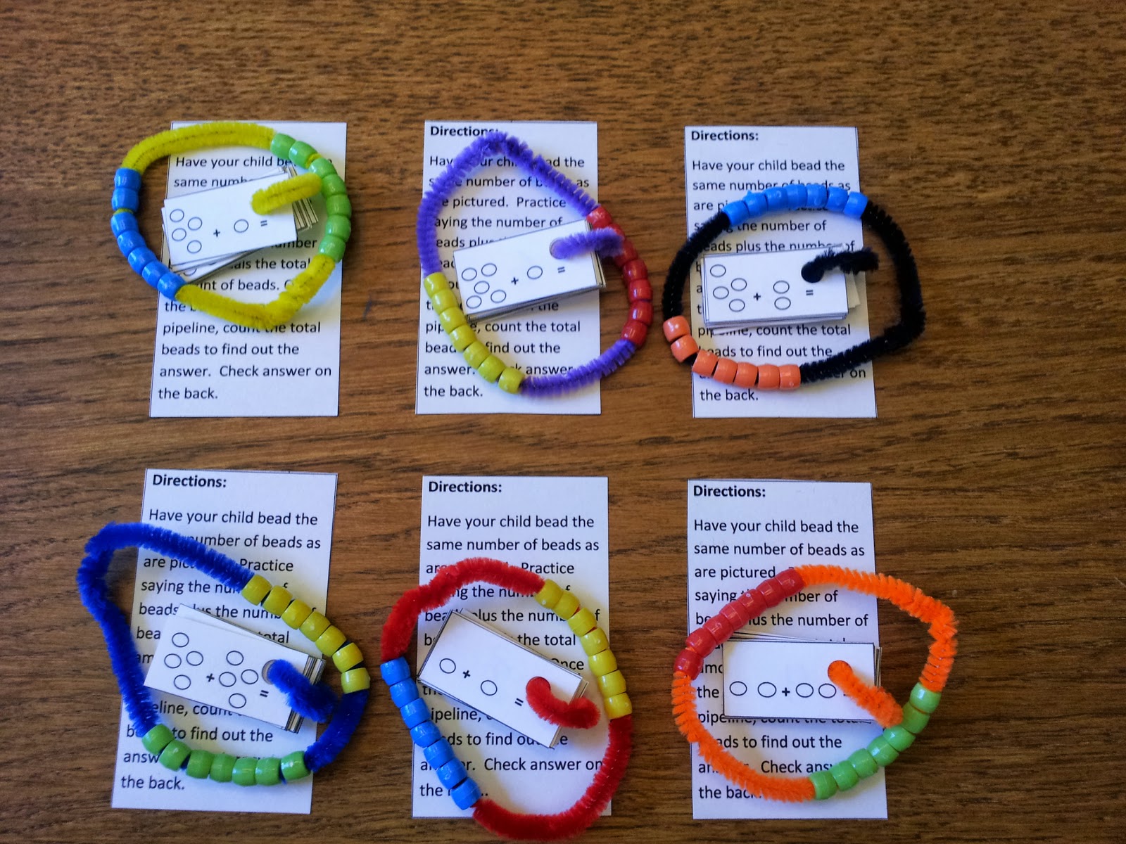 My Fruitful Life: Math Busy Bag for kids 4 and up!