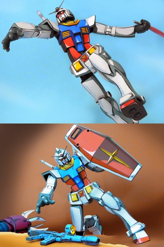 GUNDAM GUY: 1/100 RX-78-2 Gundam 'Animation Color' - Customized Build