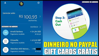 BillsBoard - Ganhe Dinheiro no PayPal e Gift Cards Grátis