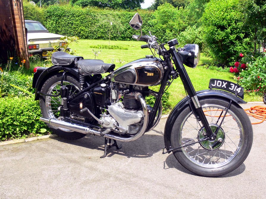Motorcycle Restoration Projects UK: BSA A7 500cc Plunger 1949