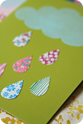 WhiMSy love: DIY: April Showers Greeting Card