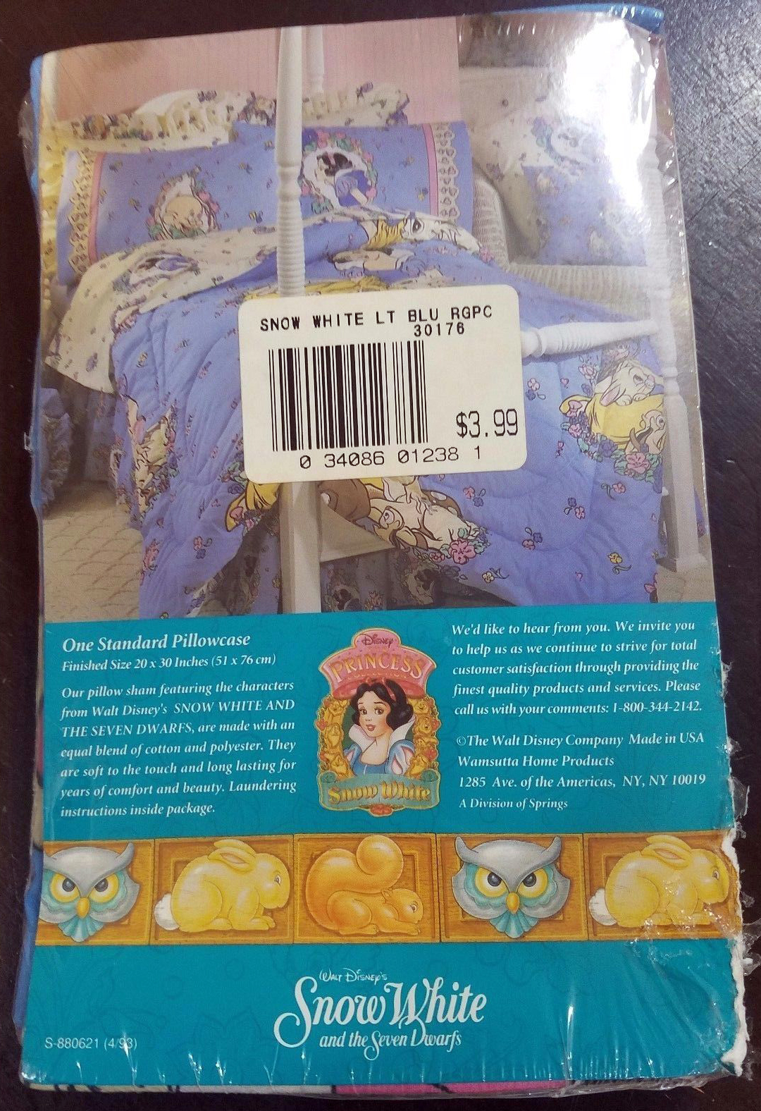 Filmic Light - Snow White Archive: 1993 Snow White Bedding