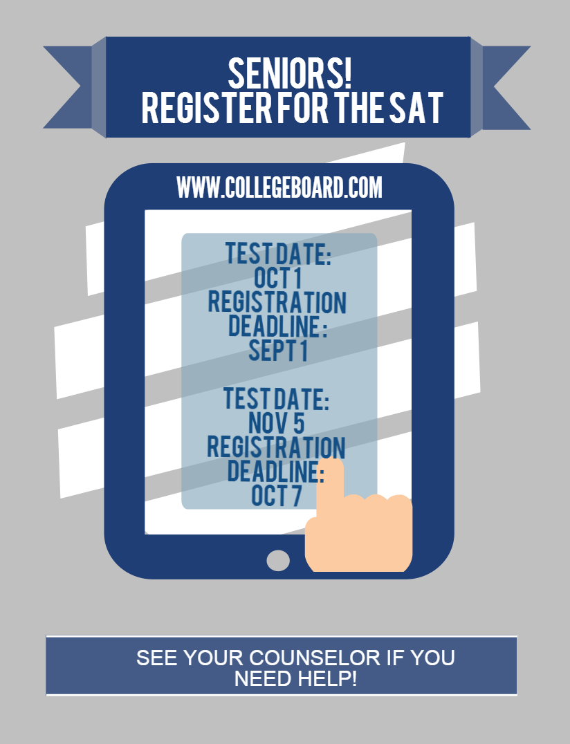 Sweetwater High Counseling Center: Seniors! Register for the SAT and ... Sweetwater High Counseling Center: Seniors! Register for the SAT and ...