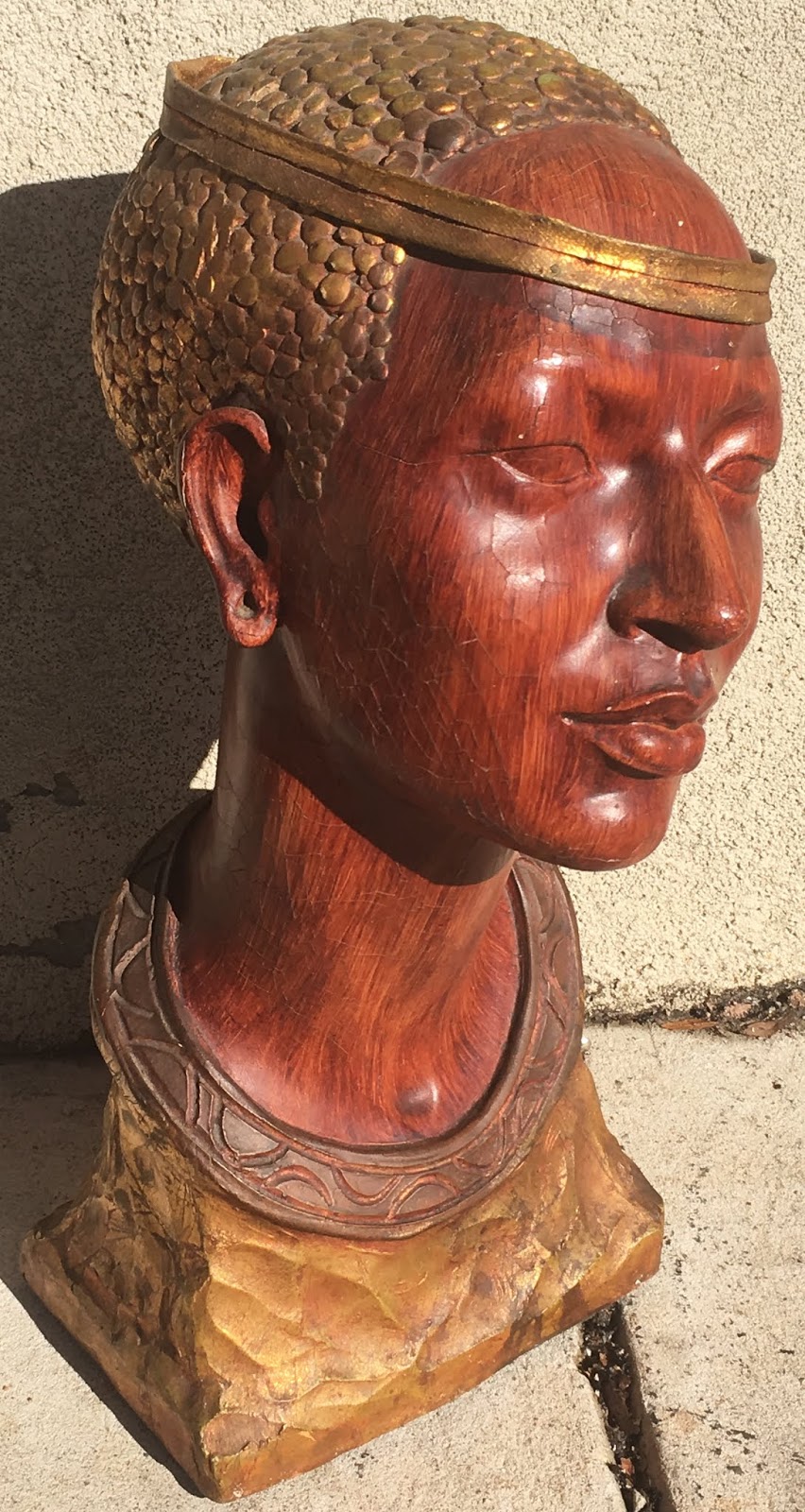 Uhuru Furniture & Collectibles: African Bust - $25 SOLD
