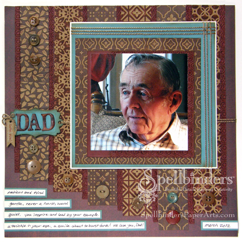 Creating...My Style: A Scrapbook Page for Dad
