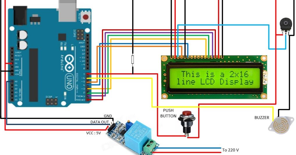 Sensor Tegangan AC 220 V dengan Arduino
