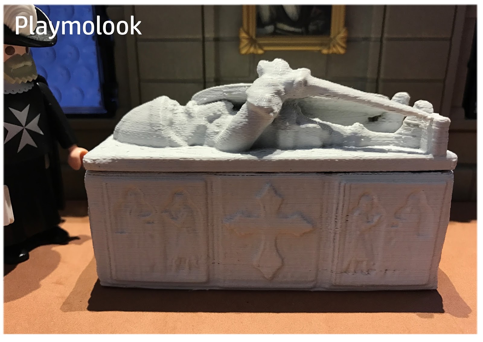 PLAYMOLOOK: PLAYMOLOOK TUMBA MEDIEVAL CUSTOM - MEDIEVAL KNIGHT TOMB