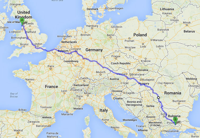 Old School In Bulgaria: Planning the route