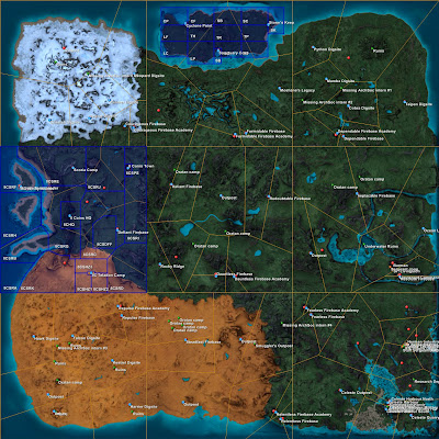 Entropia HUNiverse: Térképek