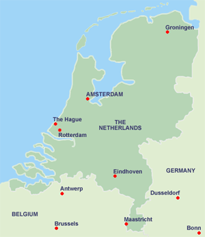 Maps of Netherlands Holland,Cities,Tourist: Map of Rotterdam City Pictures