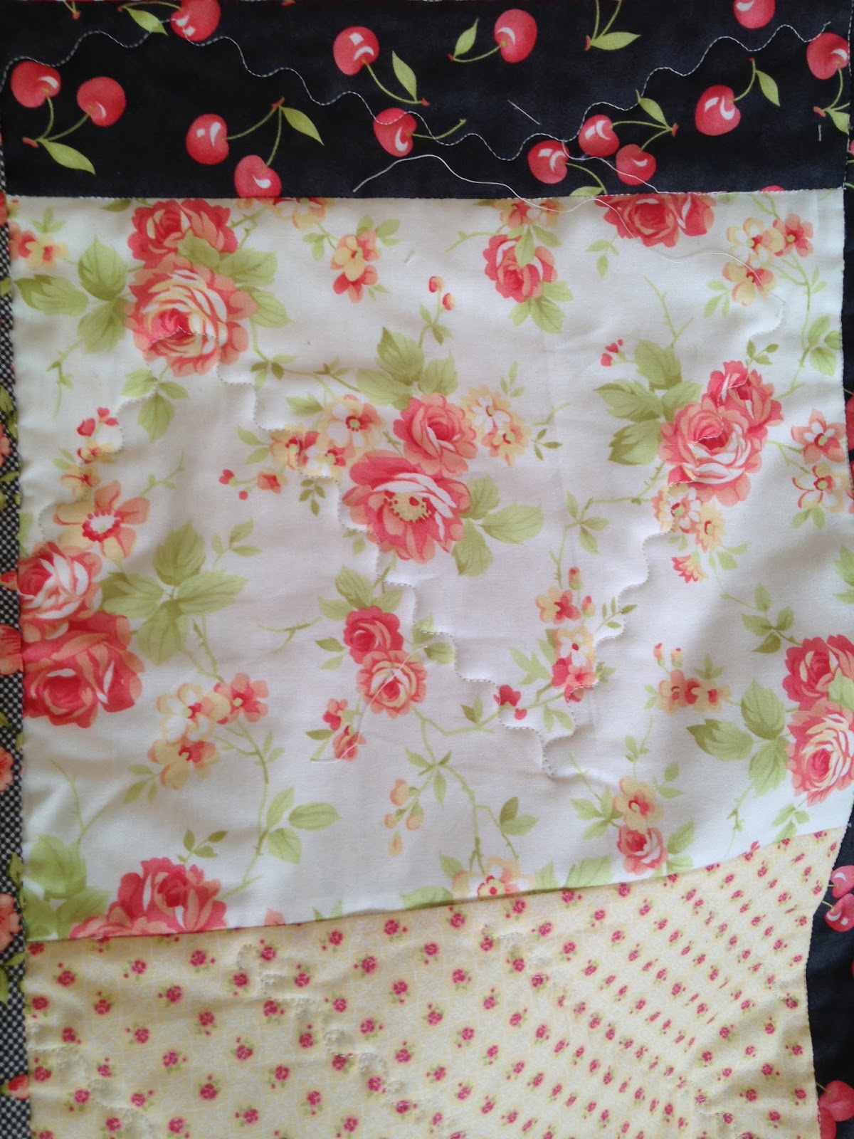 Sewing Machines and Crafting Routines: Rosy Quilt