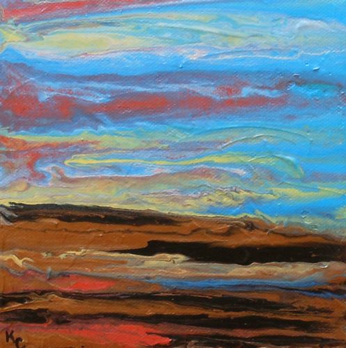 Daily Painters Of Colorado: Reflections # 119, 6x6x7/8 Original ...