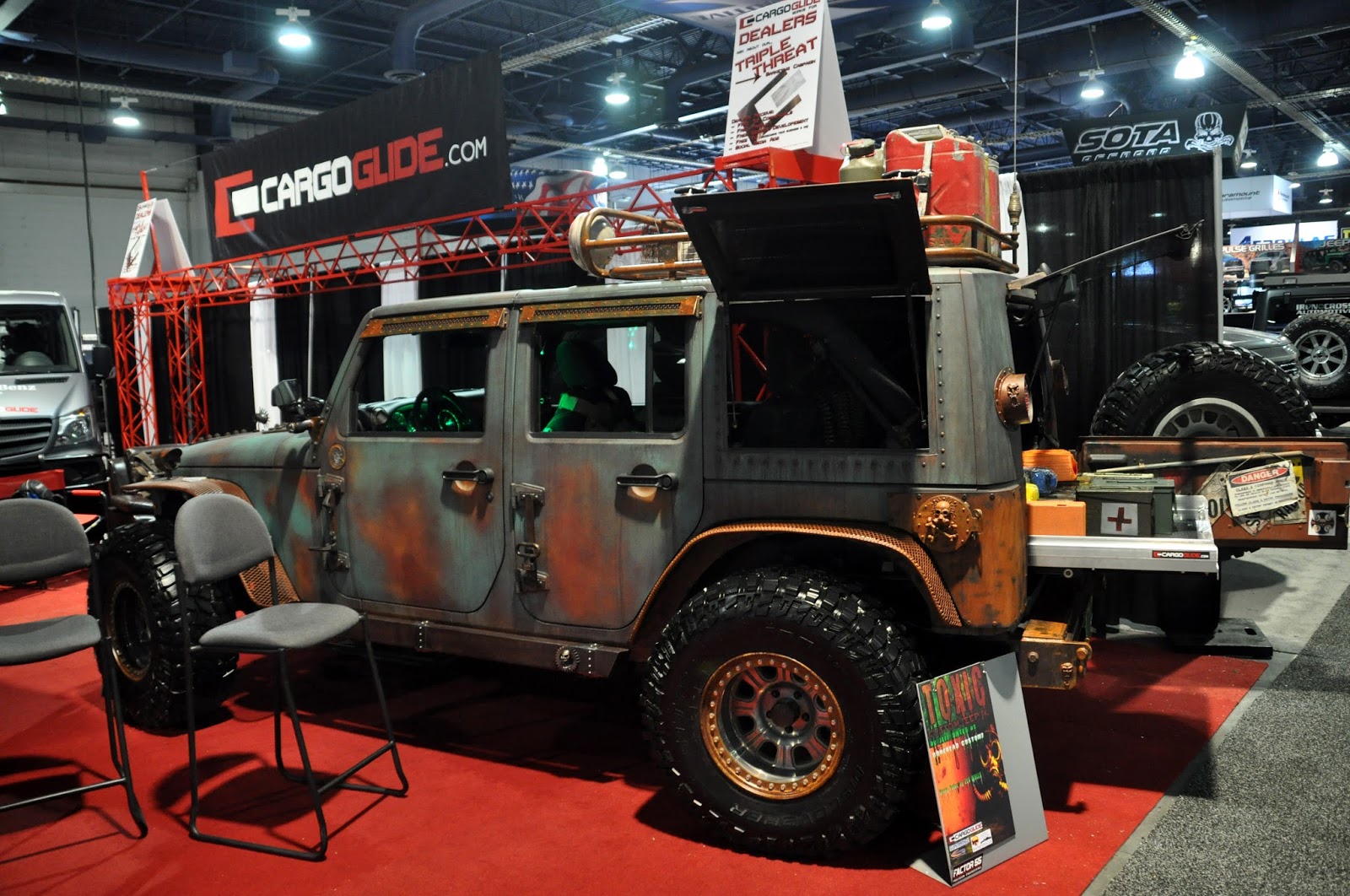 Just A Car Guy: Jeff Bates at Bonehead Customs put together a cool Jeep ...