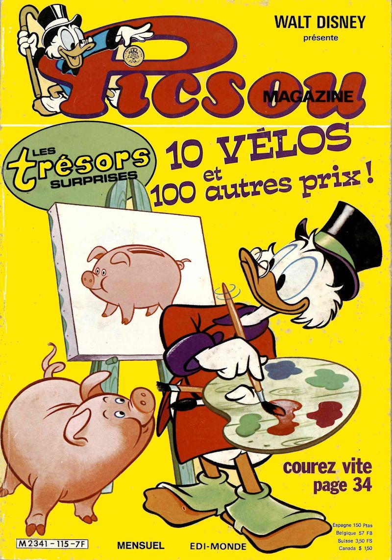 Le journal de Mickey: Picsou magazine 115