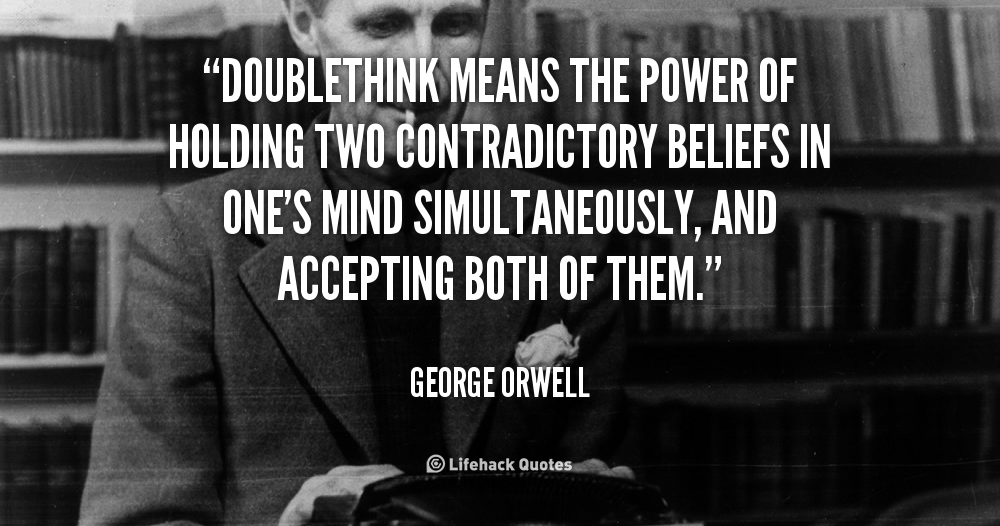 CJ on Mathematics and Science: Orwell's 1984 Doublethink vs Copenhagen ...