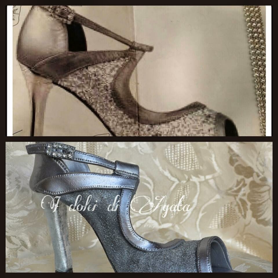 I dolci di Agata... e non solo !!!: Scarpa con tacco in pasta di zucchero