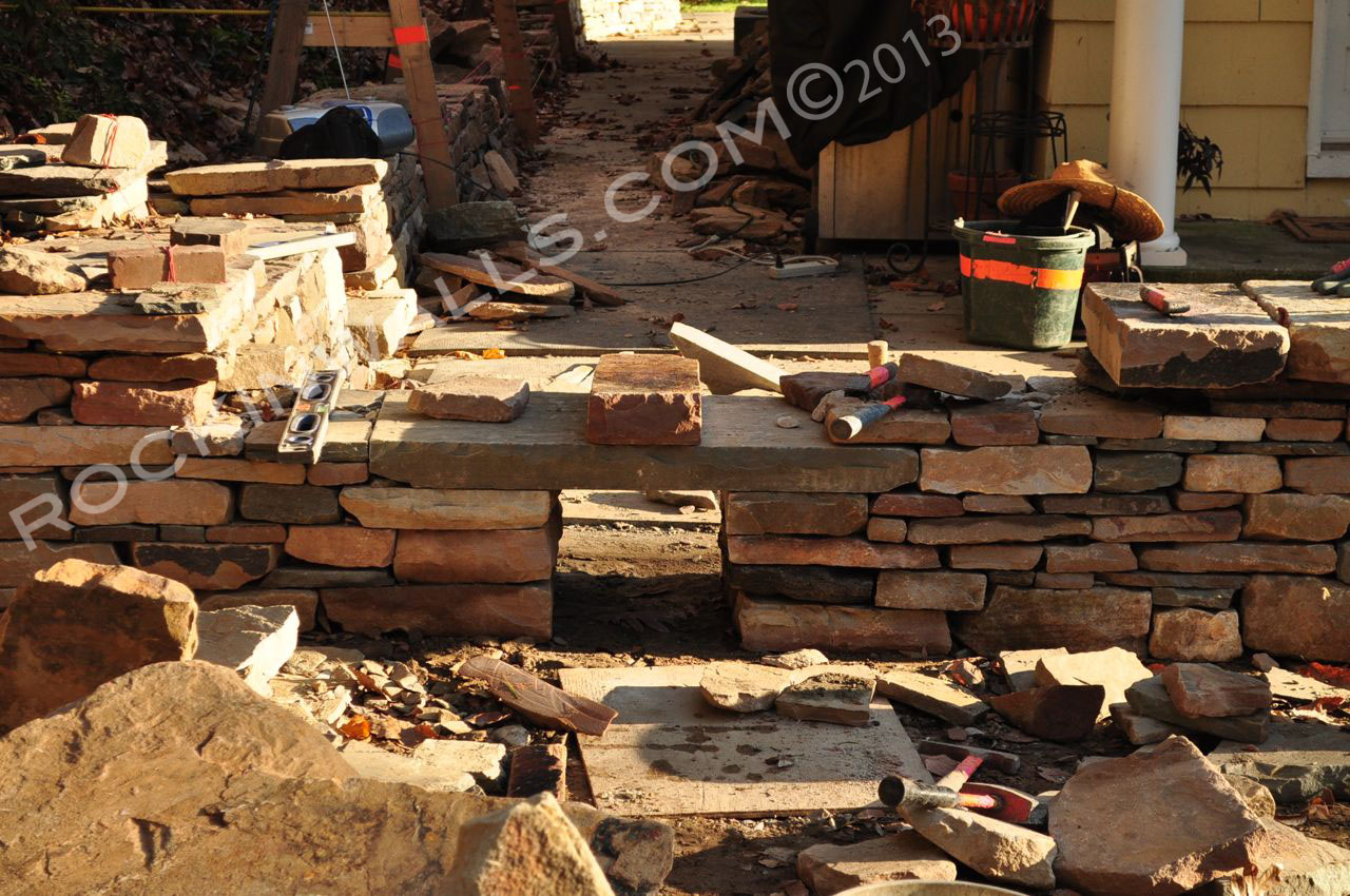 ROCKIN WALLS: Merrymount Project Lintel Drain Build and Rebuild.