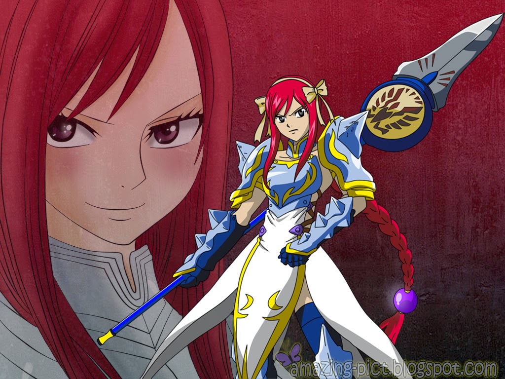 Erza Scarlet (エルザ・スカーレット Eruza Sukāretto) Fairy Tail Wallpaper ...