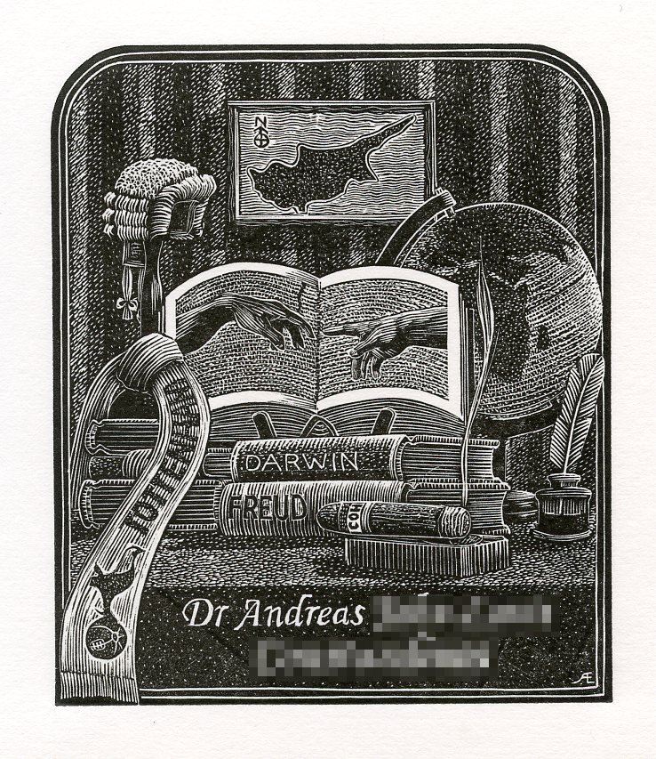 Andy English's Engraved Bookplates: Bookplates 71- 80