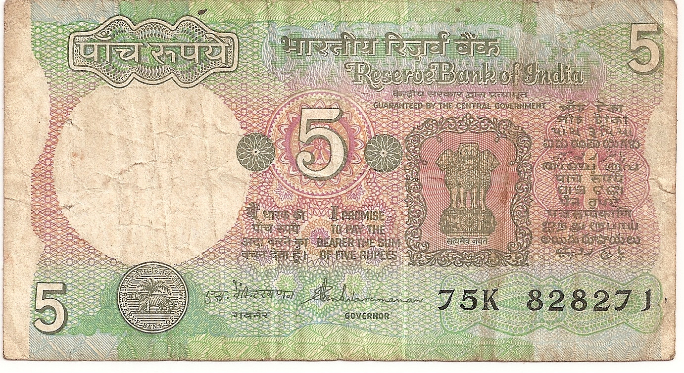 coins and more: Did you know series (11) 5 (Five) Rupee Notes ...