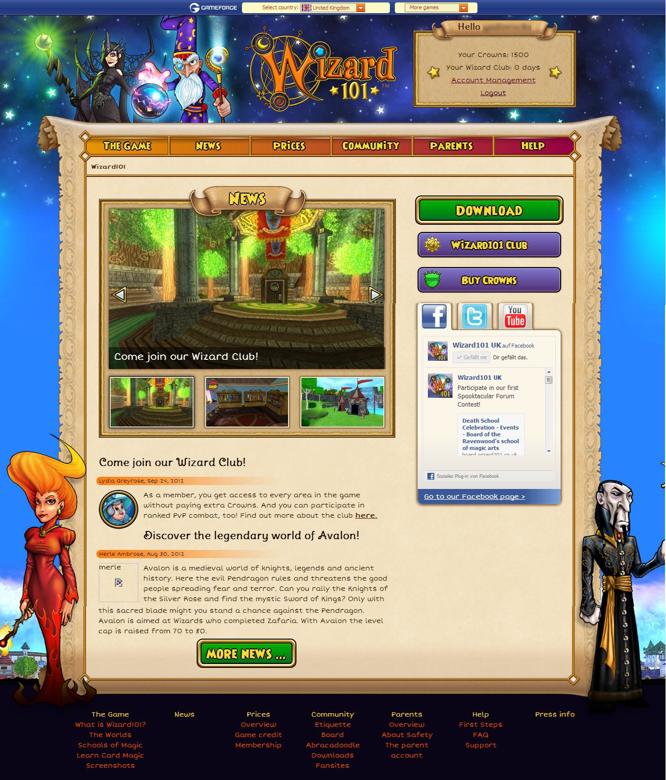 Wizard101 UK Update & Blog Update | Tales of the Spiral