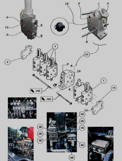 Removing and install the spool valve blocks of auxiliary mechanical ...