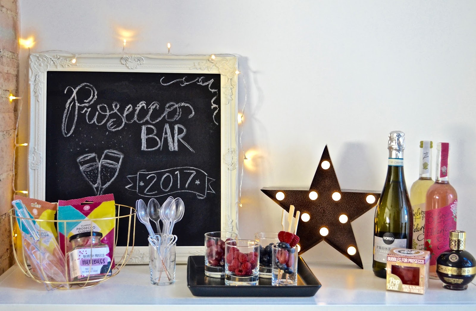 DIY Celebrations | Prosecco Bar | The Things She Makes