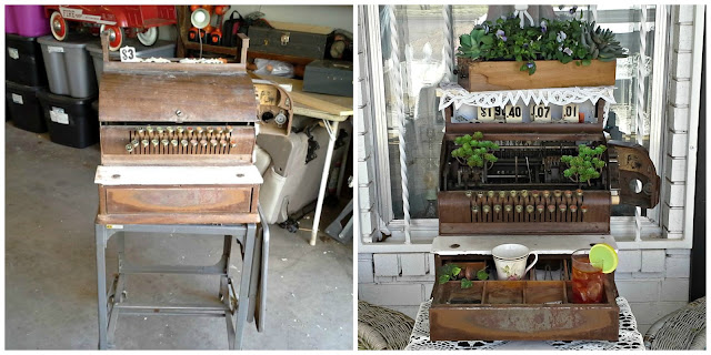Penny's Vintage Home: Repurposing a Vintage Cash Register