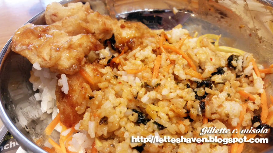 Lette's Haven: Bibimbap (Korean Mixed Rice) from BonChon Chicken