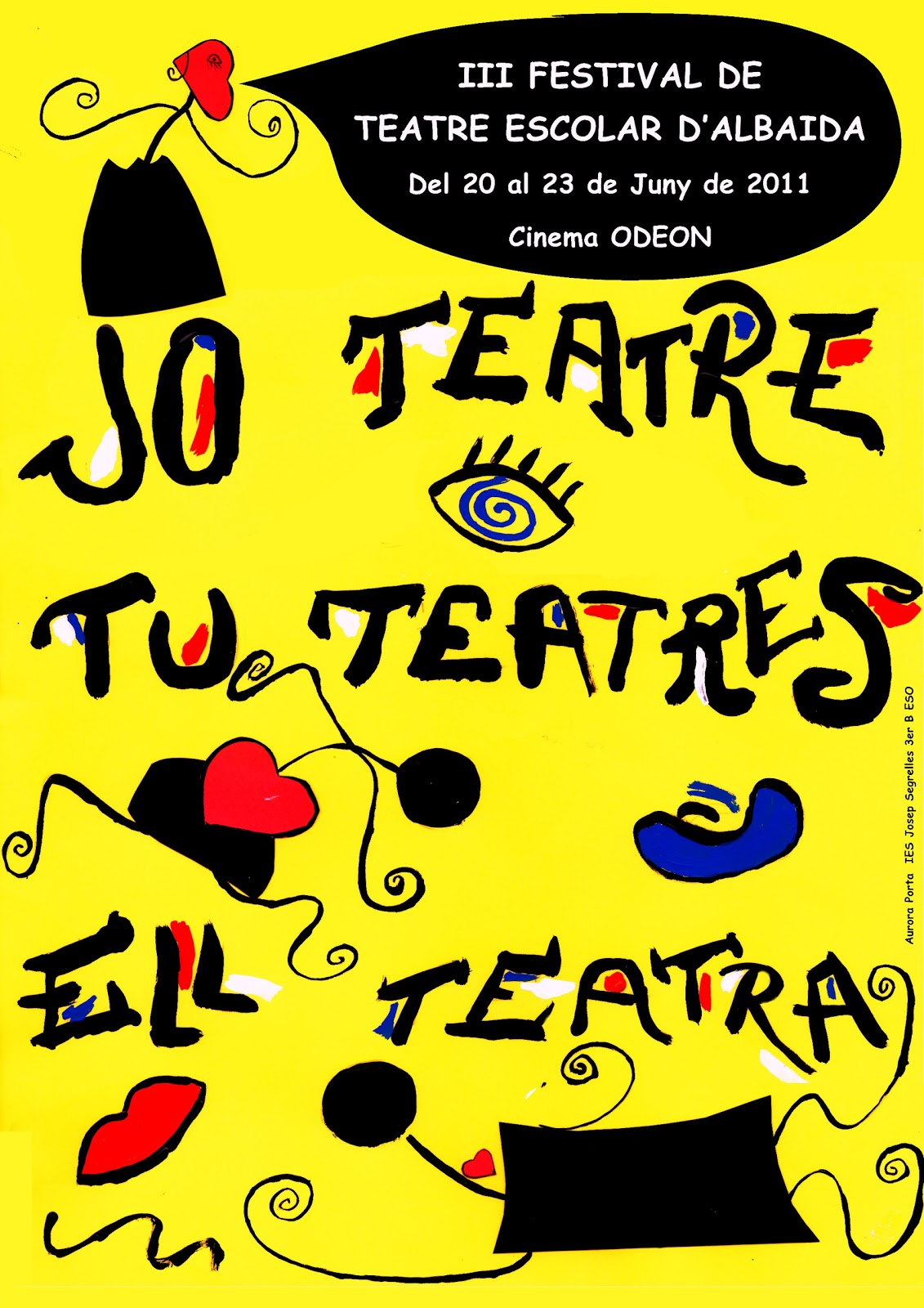 l'escola Covalta: Ja tenim cartell!