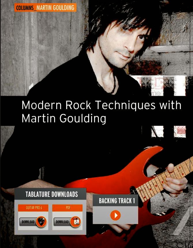 Martin Goulding: modern rock lesson on combining legato and sweeping