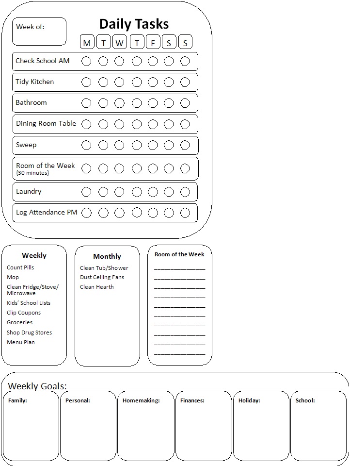 Lists I Live By Daily Weekly Cleaning List lists-i-live-by-daily-weekly-cleaning-list