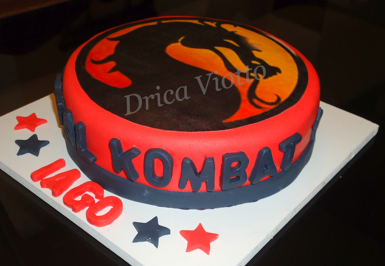 Bolo Mortal Kombat do Iago - Drica Viotto