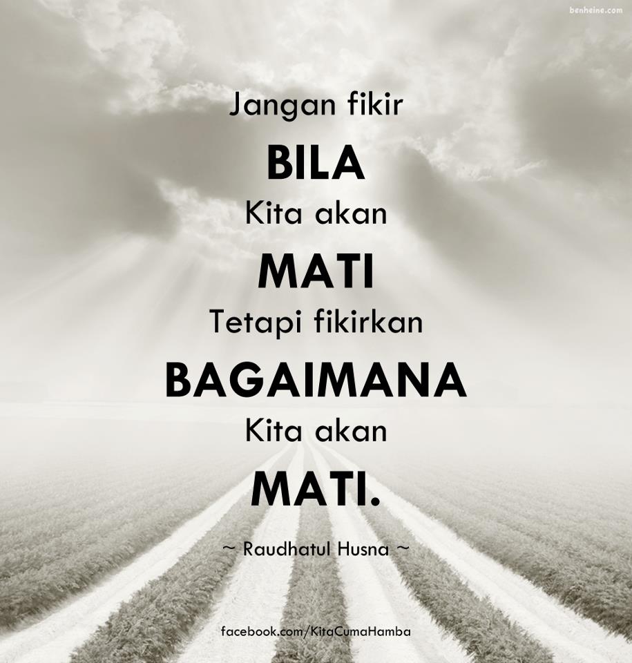 SETULUS CINTA...: 17 Tanda-tanda Kematian Dalam Keadaan Baik