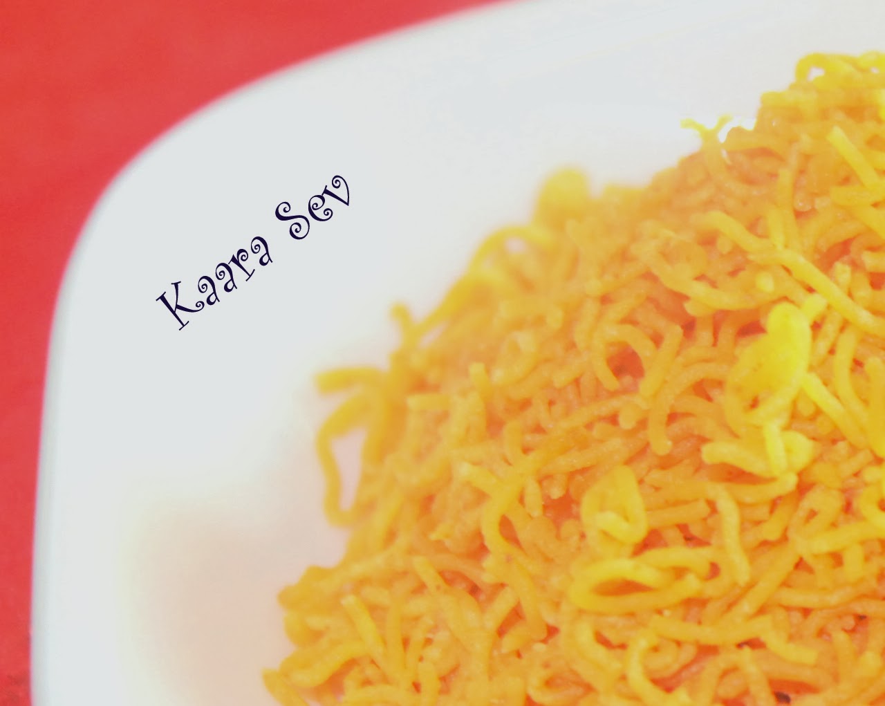 VineelaSiva: Kaara Poosa/Kaara Sev/Spicy Sev