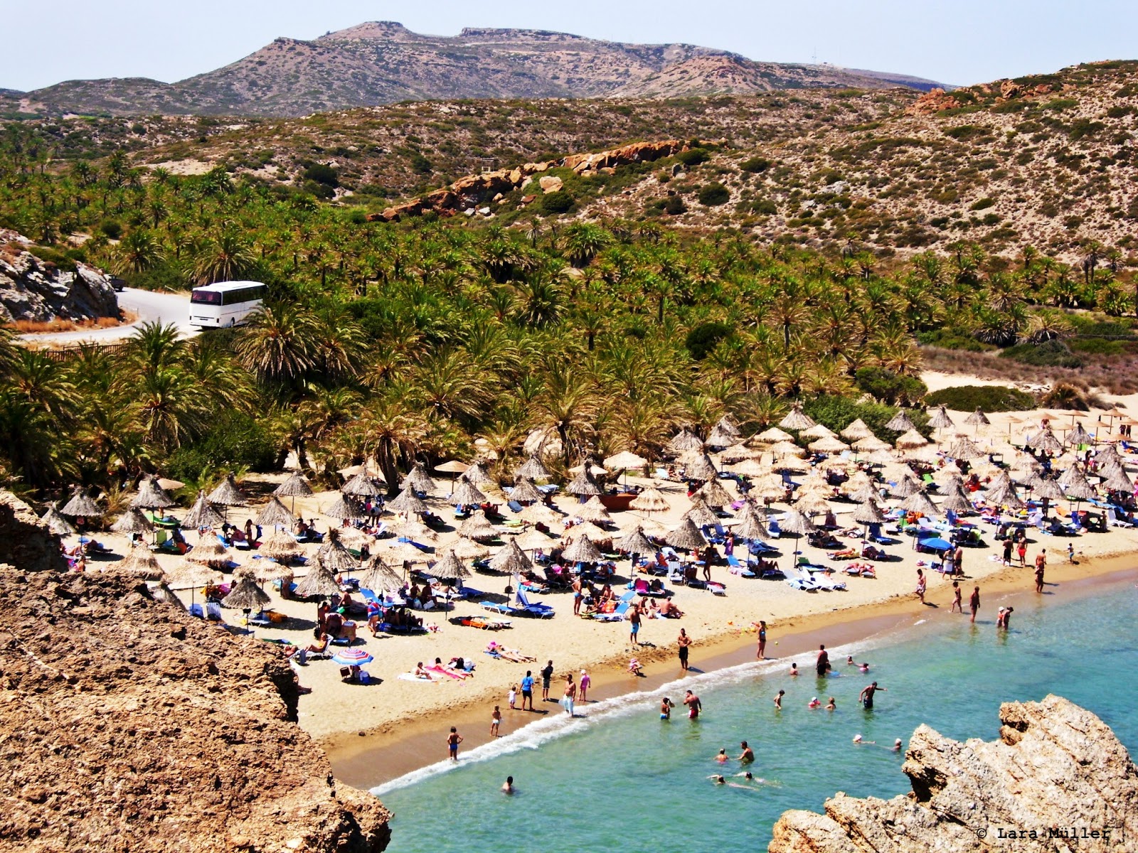 Dare to Dream: My holiday trip to Crete - Palm beach of Vai