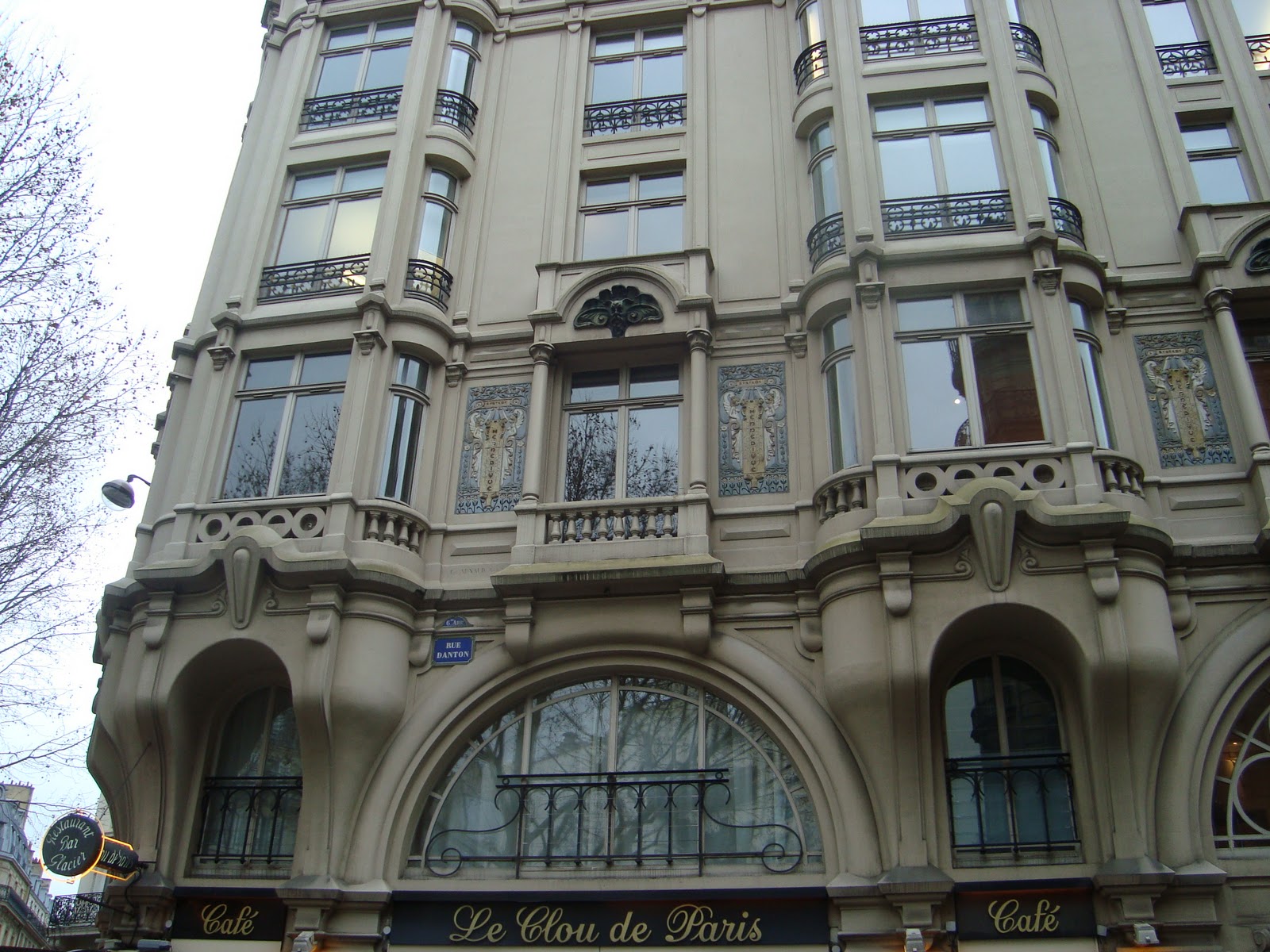 Paseos Art Nouveau: François Hennebique, 1 rue Danton, Paris VIè 1 et ...