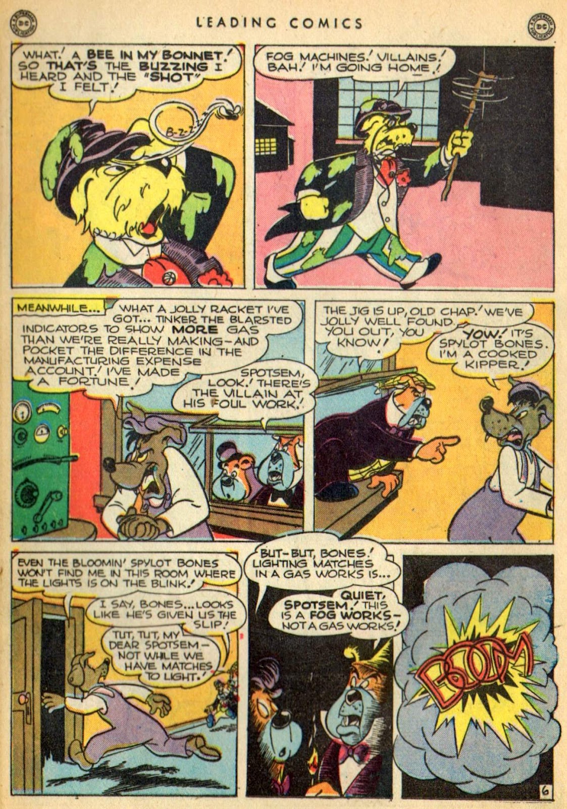 Sherlock comics CHOP: Après guerre : Spylot Bones vs Hector the Inspector