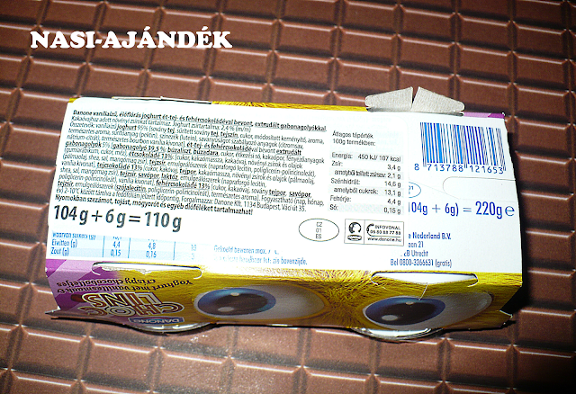 DANONE CHOCLINS: VANÍLIÁS JOGHURT MINI, CSOKIS GABONAGOLYÓKKAL