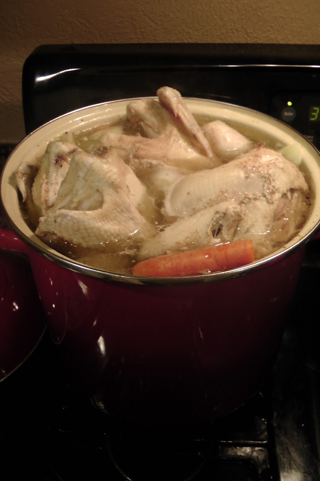 Journey to Food that gives Life: My Chicken Broth Process {Method}