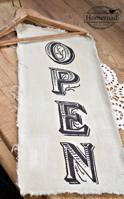 How to Paint a Canvas Open Sign