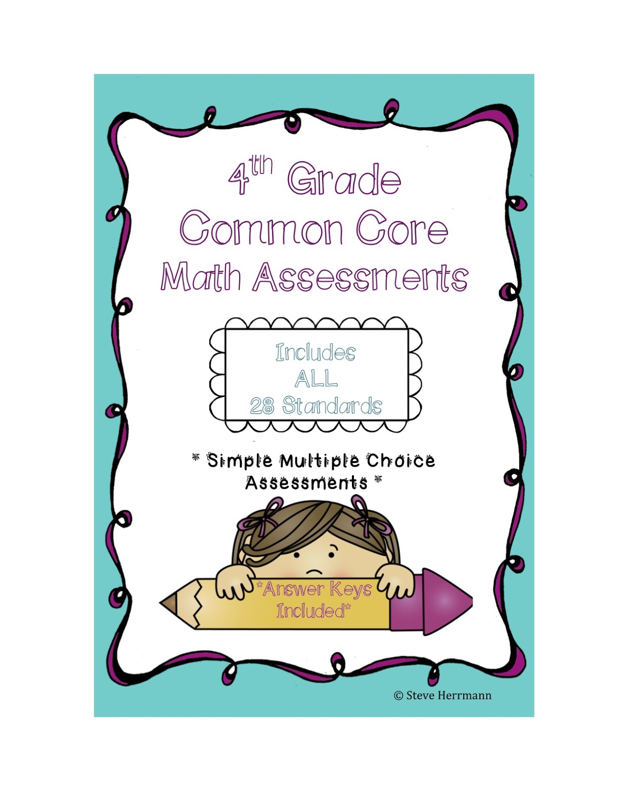 A Pair Of Teachers 4th Grade Math Common Core Assessments A Pair Of Teachers 4th Grade Math Common Core Assessments