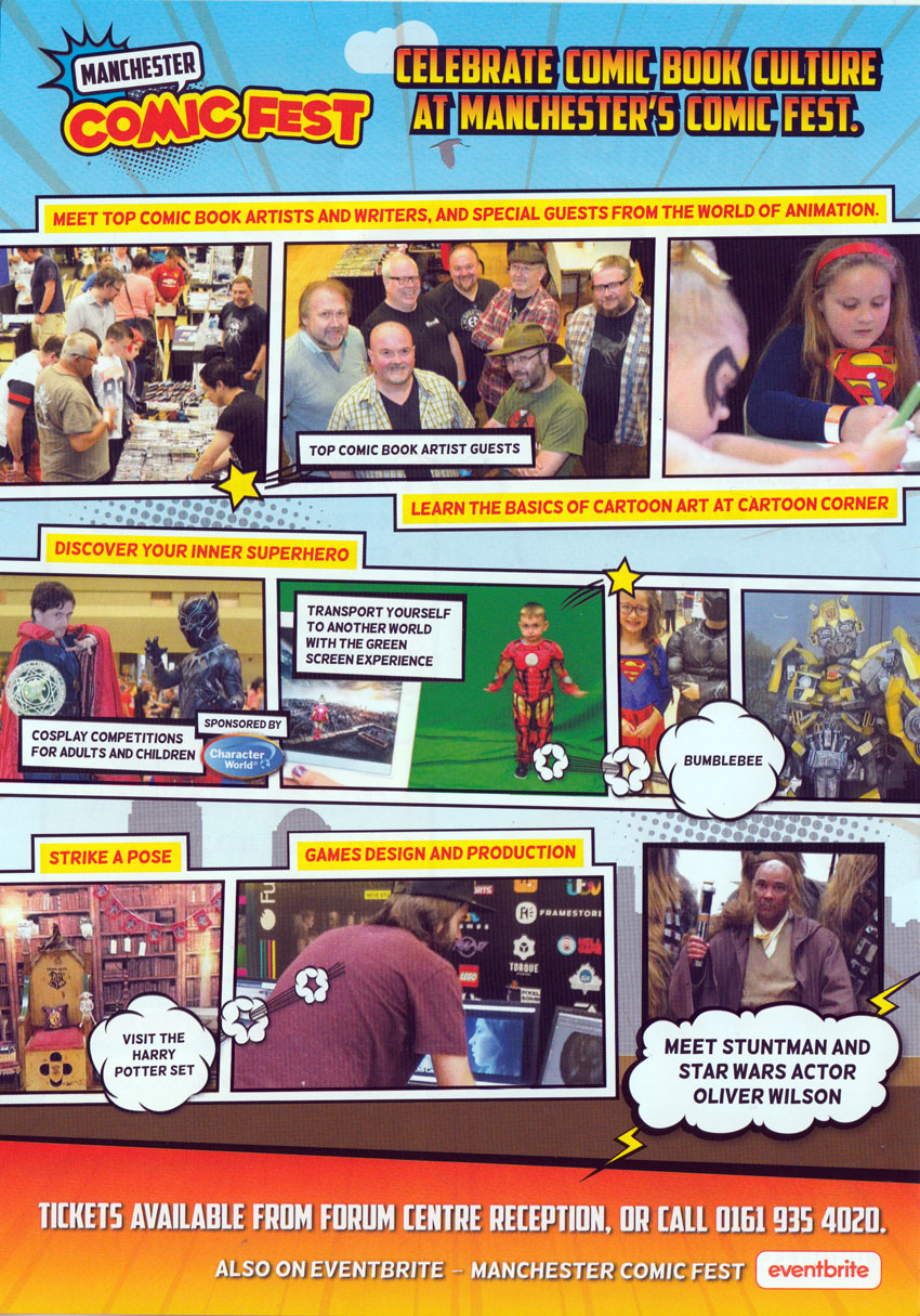 BLIMEY! The Blog of British Comics: MANCHESTER COMIC FEST this Saturday!
